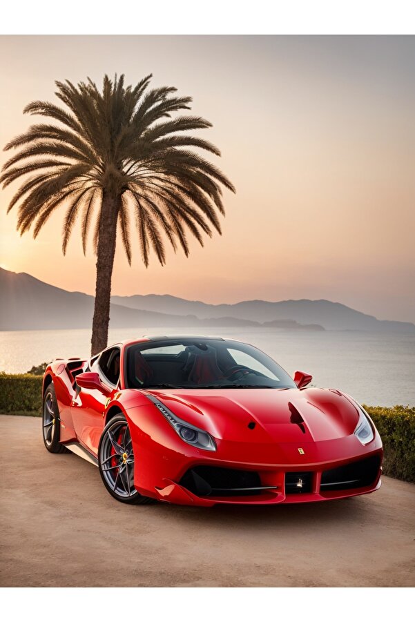 YAPAY ZEKA SANAT World Sports Car Types 10-Piece Poster - Trendyol