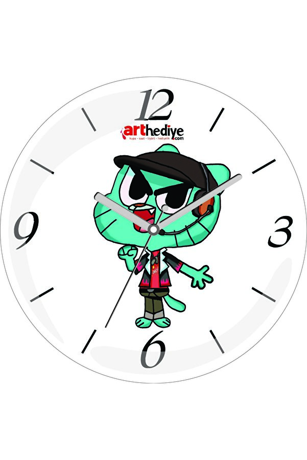 ART HEDİYE Gumball Anime Cartoon Movie Diameter 30cm Silent Flowing ...
