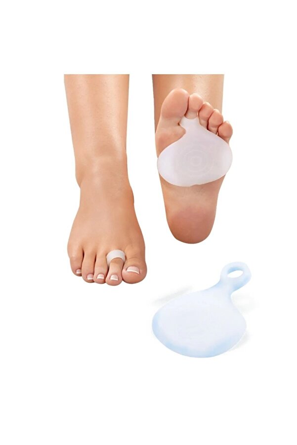 Bessmed Middle Finger Metatarsal Silicone Pad Callus Protector ...
