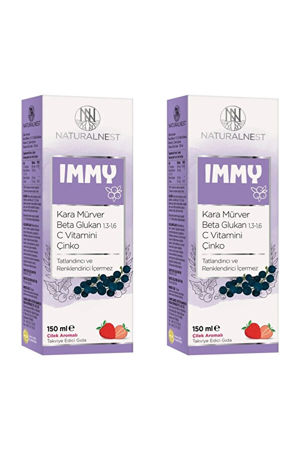 Natural Nest Immy Syrup Food Supplement 150 ml - Pack of 2 - Trendyol
