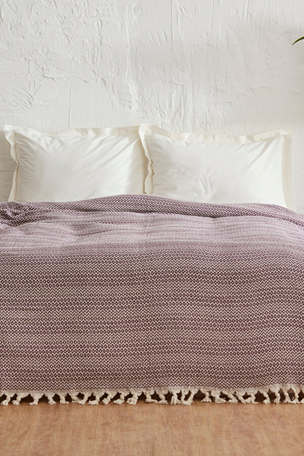 Karaca Home Double Pike & Pique Set - Purple - Cable knit - Trendyol