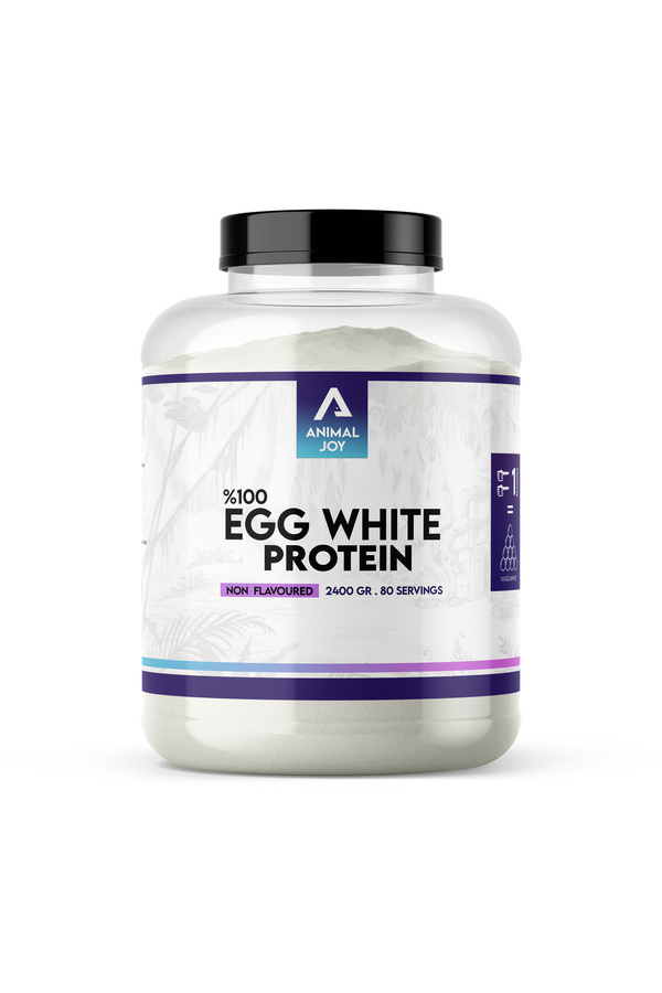 Animal Joy Egg White Protein Unflavored 2400 Gr - 100% Pure Egg White ...