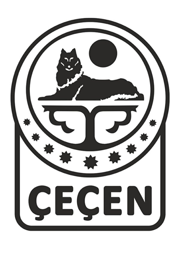 anahtarlıksepeti Chechen Flag Foil Cut Label Black (15 X 11 Cm) - Trendyol