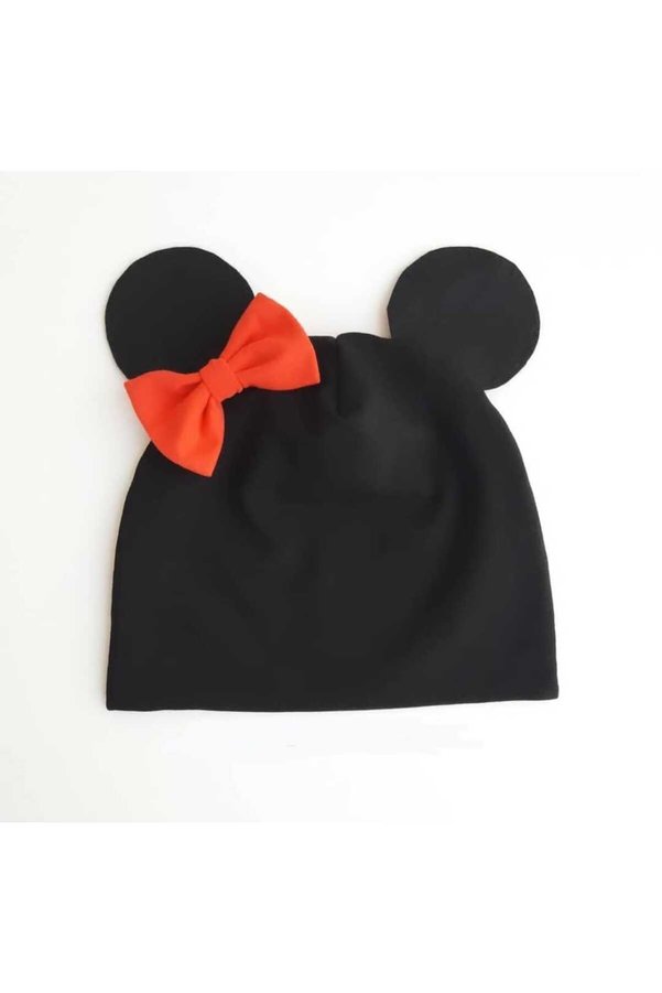 A Bunch Girl's beret, girl's hat, combed cotton beret, baby's hat, bow ...
