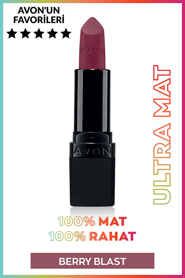 Avon Ultra Matte Lipstick Berry Blast - Trendyol