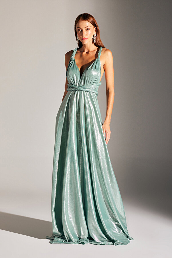 Betty & Sam СУКНЯ KATE MULTI WAY AQUA GREEN KLOS – Купуй на Trendyol