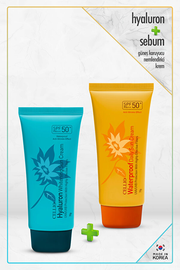 DR. CELLIO 2 Pack Sunscreen, Sunscreen Moisturizing Cream with Hyaluron ...