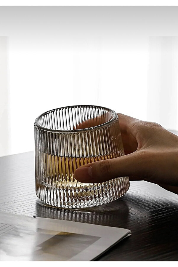 M Mimoza Park 2PCS Whiskey Cocktail Glass Glass 360 Rotating Glass ...