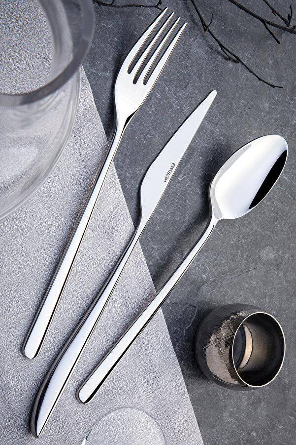 Emsan Bello 30-Piece Fork Spoon Knife Set for 6 Persons- Trendyol