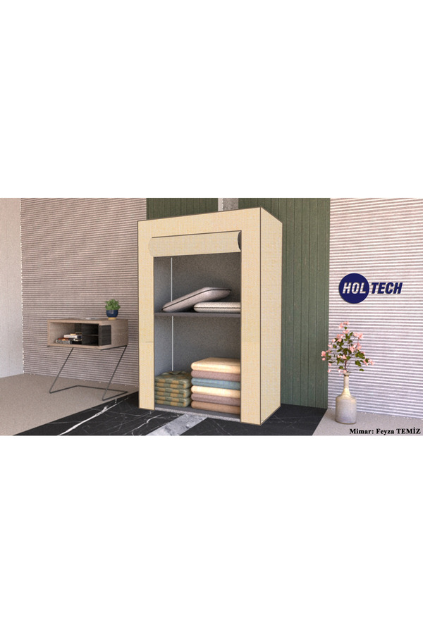 HOLTECH Portable Shelf Quilt Storage Load Cloth Cabinet Wardrobe - Trendyol