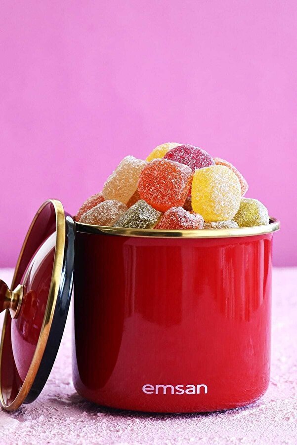 Emsan Troy Enamel Small Jar Red - Trendyol