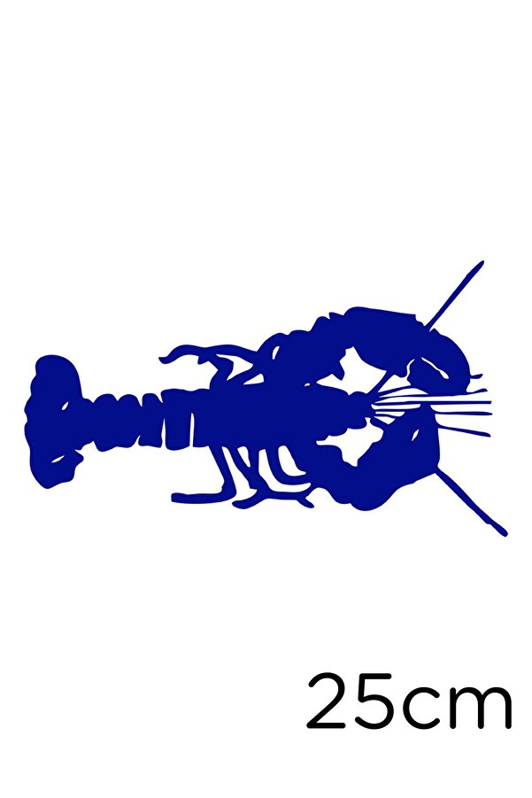 New Jargon Autocolant Homar cu braț mare înainte 25 Cm - Bleumarin ...