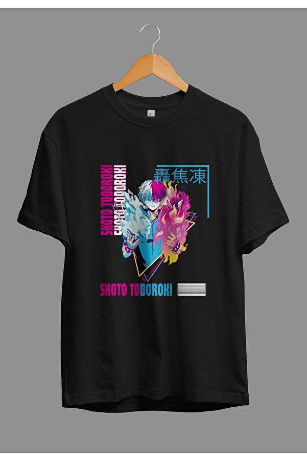 FULL TOLERANCE Oversize My Hero Academia Shoto Todoroki (neon) Anime ...