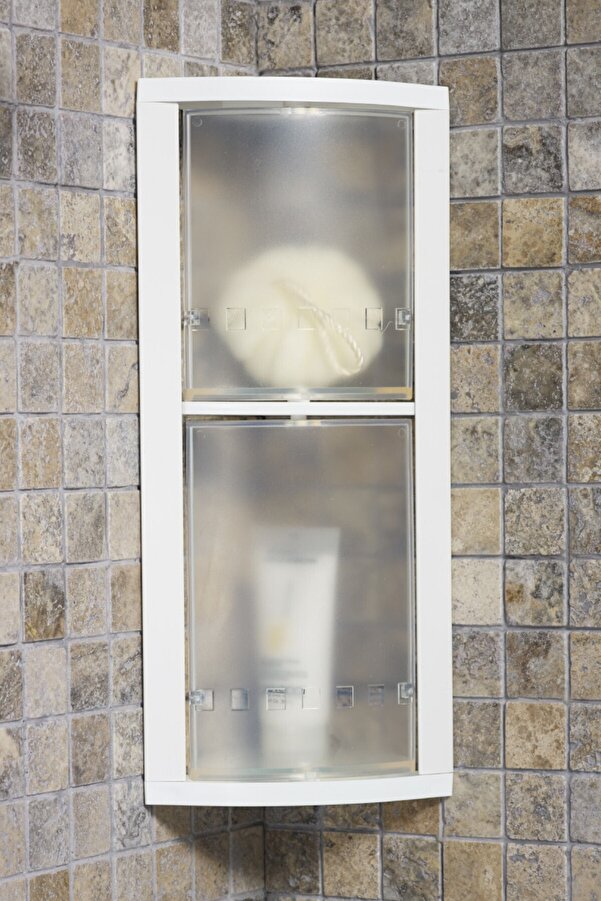 Prima Nova Set colț pentru rafturi rotative albe - Trendyol