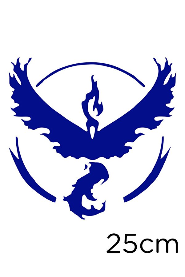 New Jargon Flying Phoenix Sticker Paste for Vehicle and Wall 25cm ...