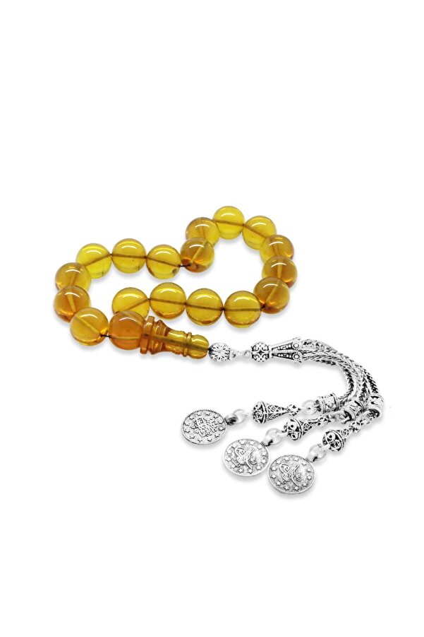 EbruHome Non-Tarnish Metal Mecidiye Tasseled Globe Cut Yellow Fire ...