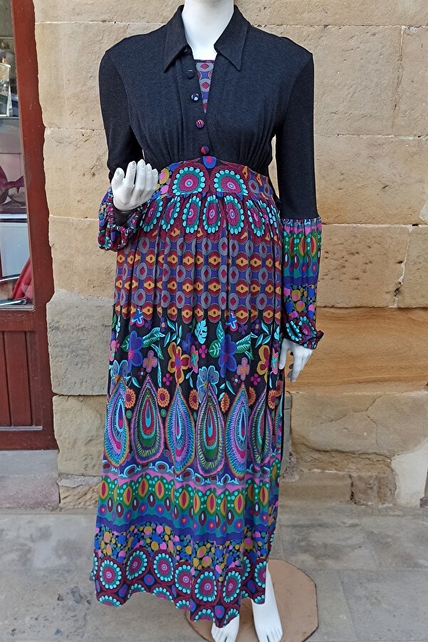 Livaa Rochie de maternitate - Gri - Esențiale - Trendyol