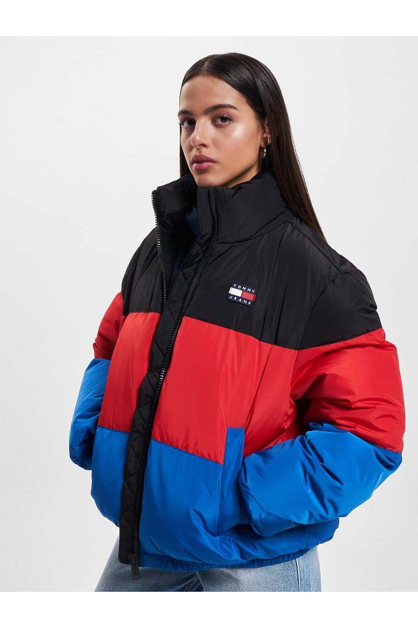 Tommy Hilfiger Damen Tommy Jeans Colorblock Puffer Trendyol