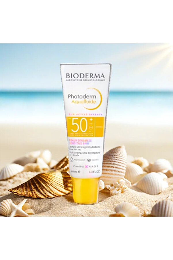 Bioderma Aquafluid SPF50+ Colorless Sunscreen - High Protection, 40 ml ...