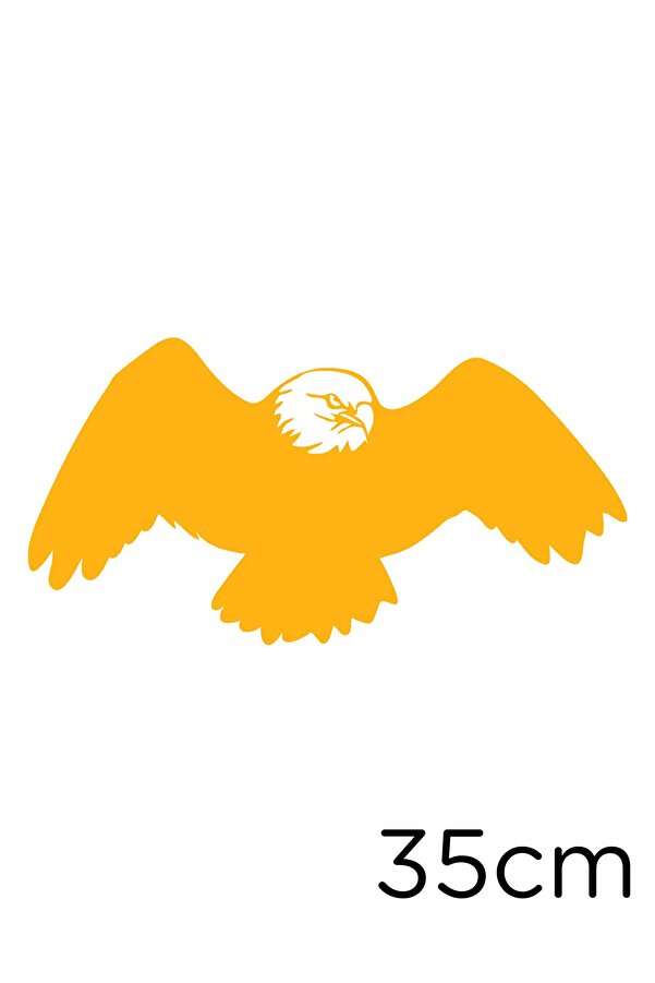 New Jargon Flying Eagle Head Sticker with Half Opened Wings 35cm ...