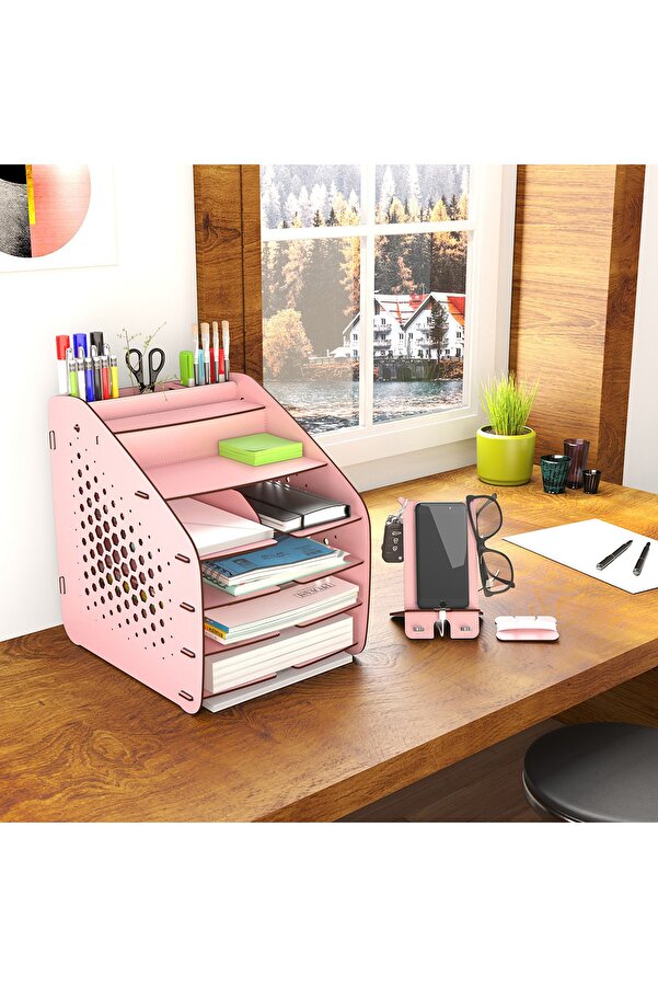Mingitav Otto Design A4 Document Shelf Desktop Organizer - 6 Colors ...