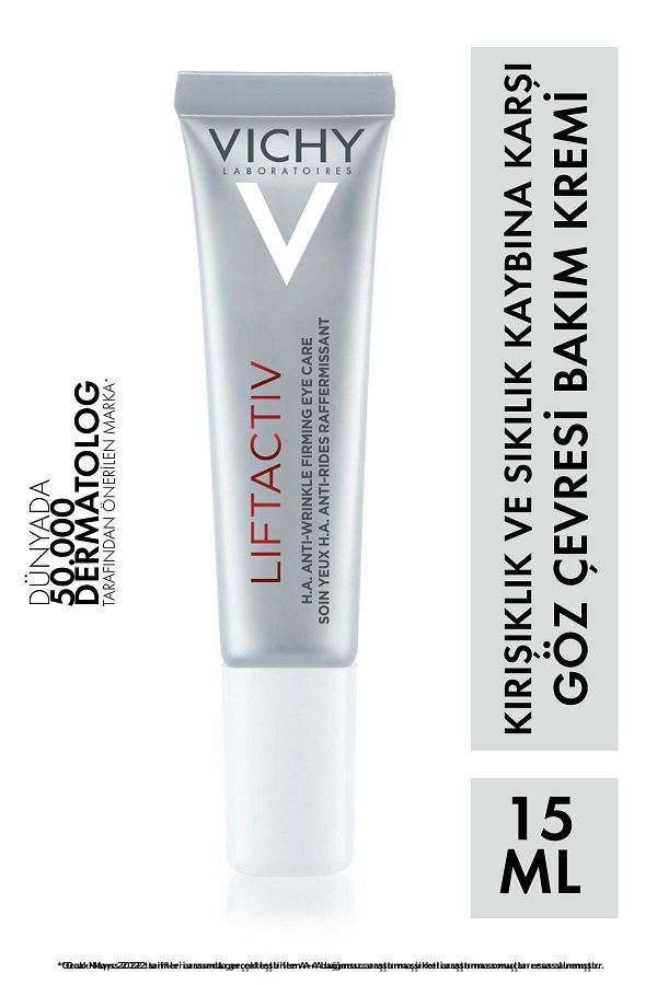 Vichy Eye Cream Effective Against Wrinkles Crow s Feet Lines Under Eye Bags Dark Circles 15 ml Trendyol