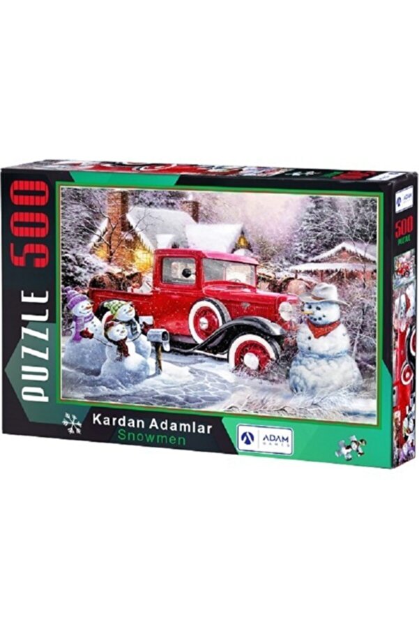 Adam Games Puzzle Adam Games 500 Piece Snowmen Themed Puzzle - Trendyol