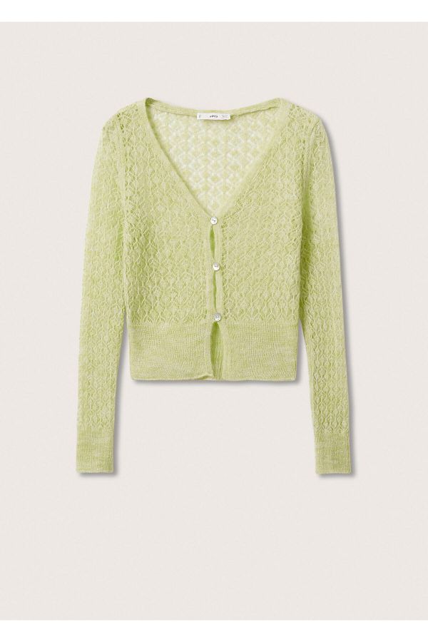 Lime green cardigan store