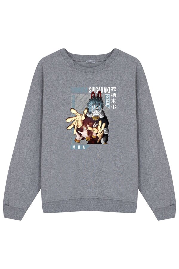 DOT Gray Unisex Sweat Tomura Shigaraki My Hero Academia, Villain, Tenko ...