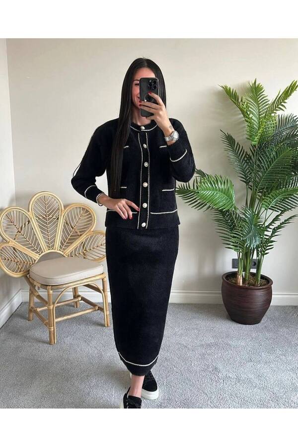 ARİZO WOMEN'S ANGORA SKIRT TRICOT BOTTOM TOP SUIT PREMIUM OVERSIZE ...