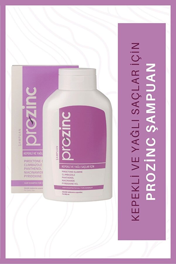Prozinc Shampoo for Oily Hair and Dandruff 300ml.- Trendyol