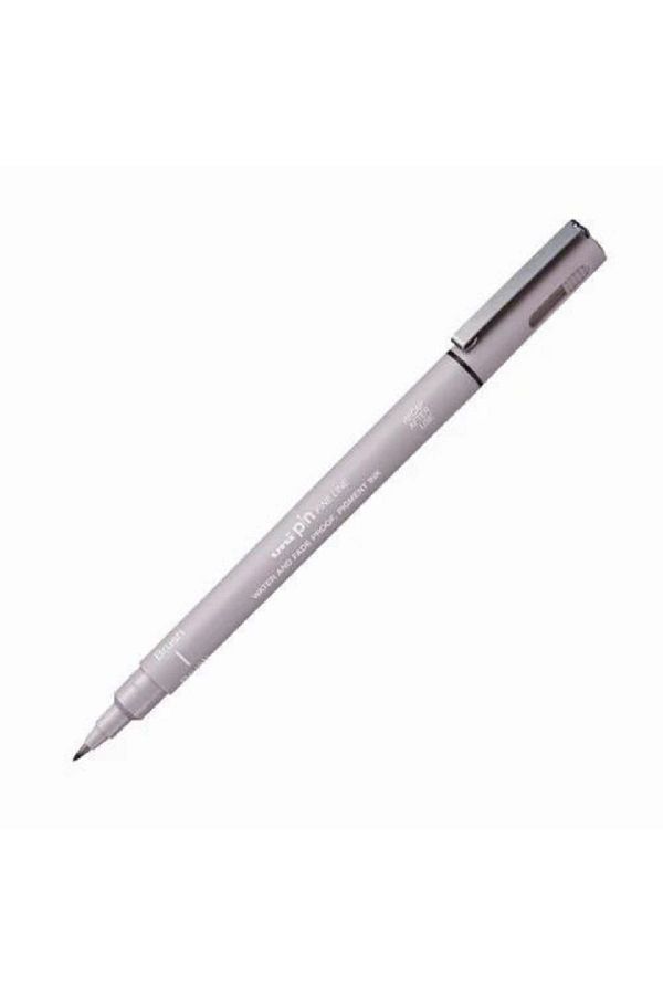 Uni Pin Brush Pen Brush Tip Drawing Pen Light Gray Trendyol