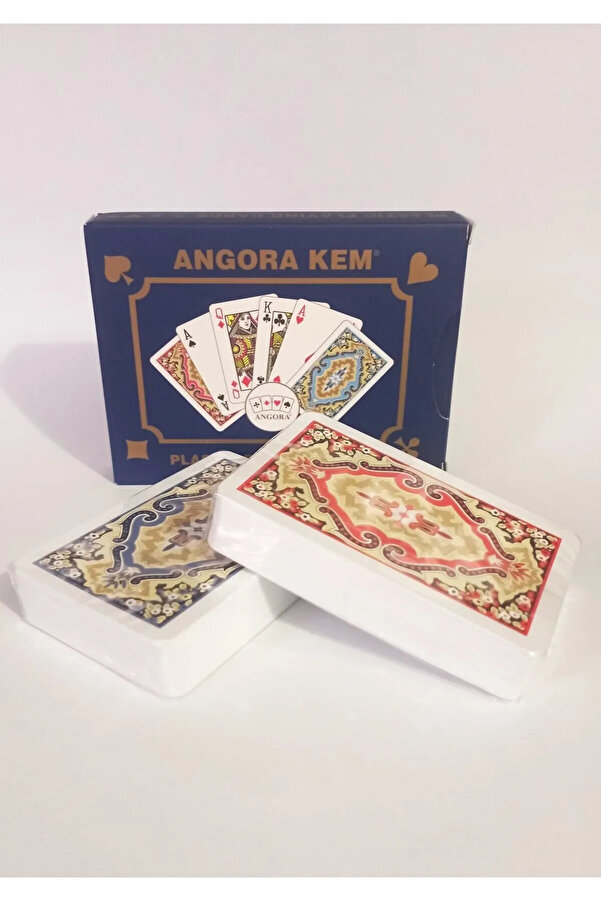Numaca Angora Kem Plastic Playing Card Double Deck Game Card Red and ...