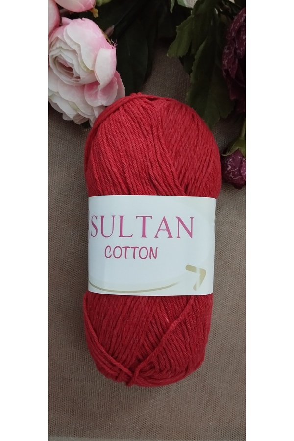 Sultan Knitting Rope - Red - Cotton - Trendyol