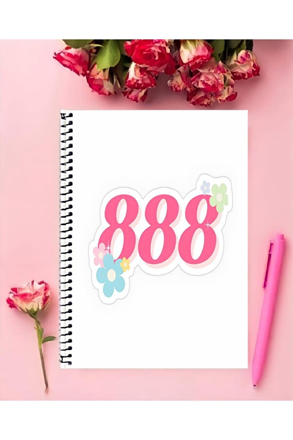ROLLAS STORE 888 Manifest Angel Numbers A4 Size Ring Binder Notebook ...