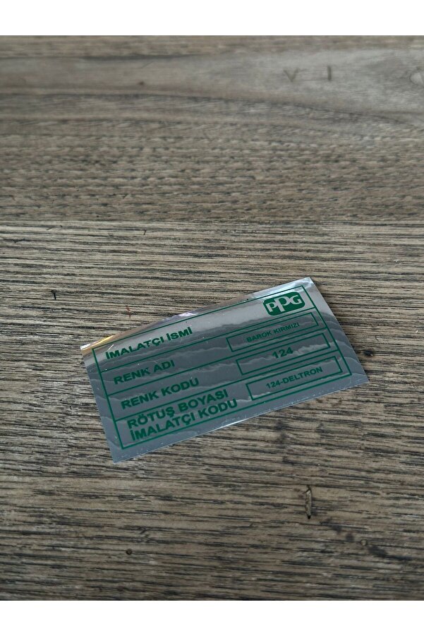 K oto aksesuar Baroque Red Tofas Paint Label - 124 Deltron - Trendyol