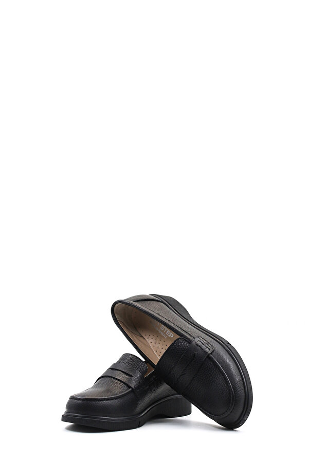 Ayakkabıhane Inside and Outside Genuine Floater Leather Black Women's ...