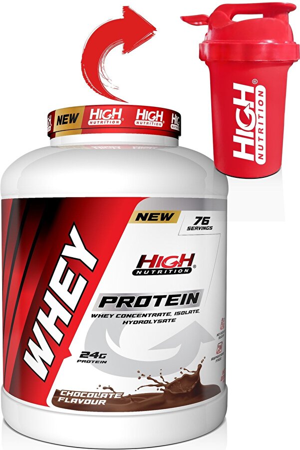 High Nutrition 24 Grams Chocolate Flavored Whey Protein - 2280 Gr- Trendyol