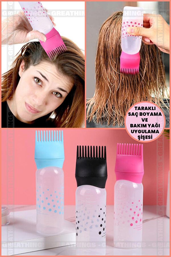 teknotrust New Generation Comb - Refillable Empty Bottle, Hair Coloring ...
