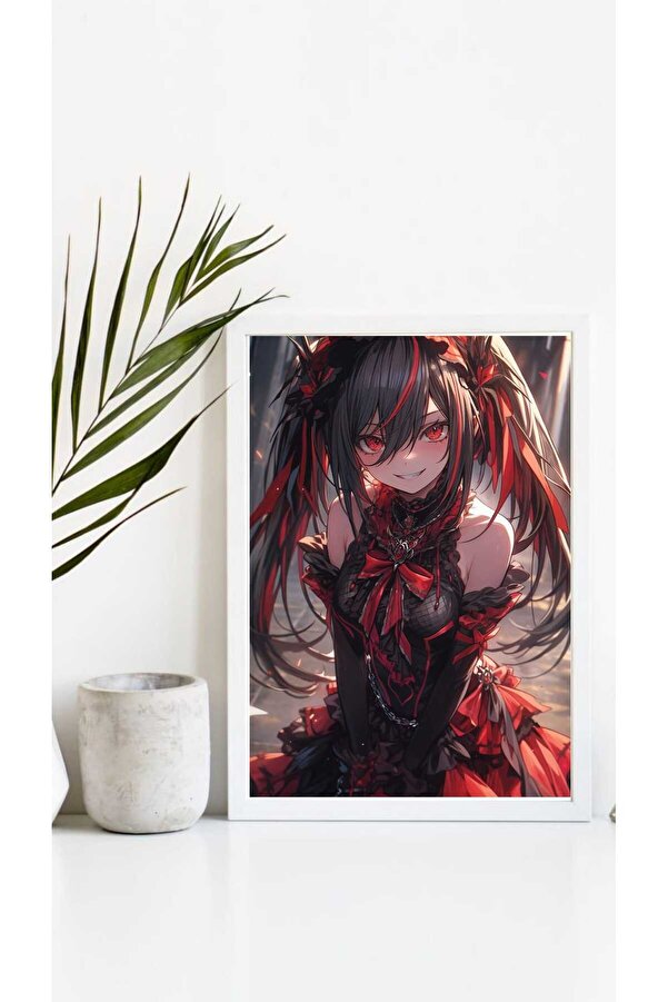 animeandyourworld A4 Size Kurumi Tokisaki 200 Gr Pvc Coated Glossy Hd ...