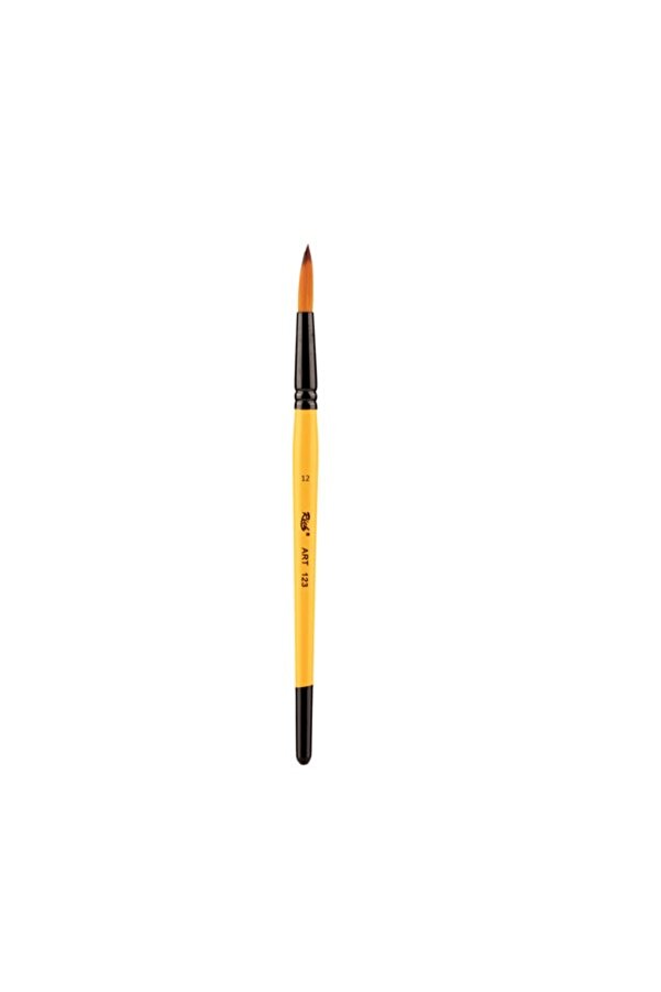 Rich Art 123 Series - Round Tip Synthetic Brush No:12- Trendyol
