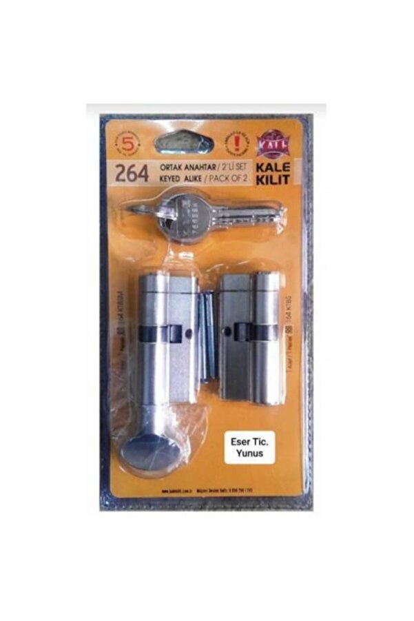 KALE Steel Door 264 Single Key 68 Mm Trap Barrel, Lock - Trendyol