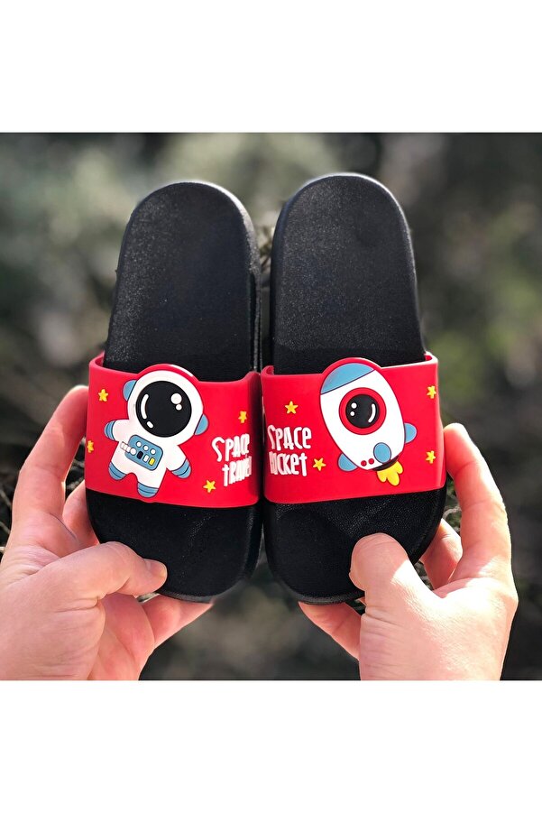 Pandalina παιδικές παντόφλες Αστροναύτης με φιγούρα πυραύλων ...