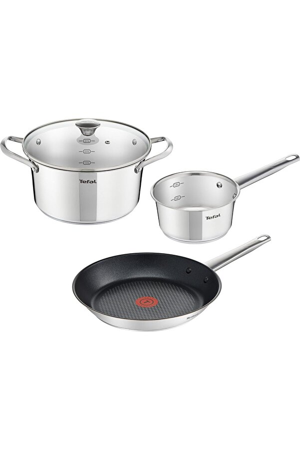 TEFAL 3 PIECES Cookware Pan Set B815S4 - Trendyol