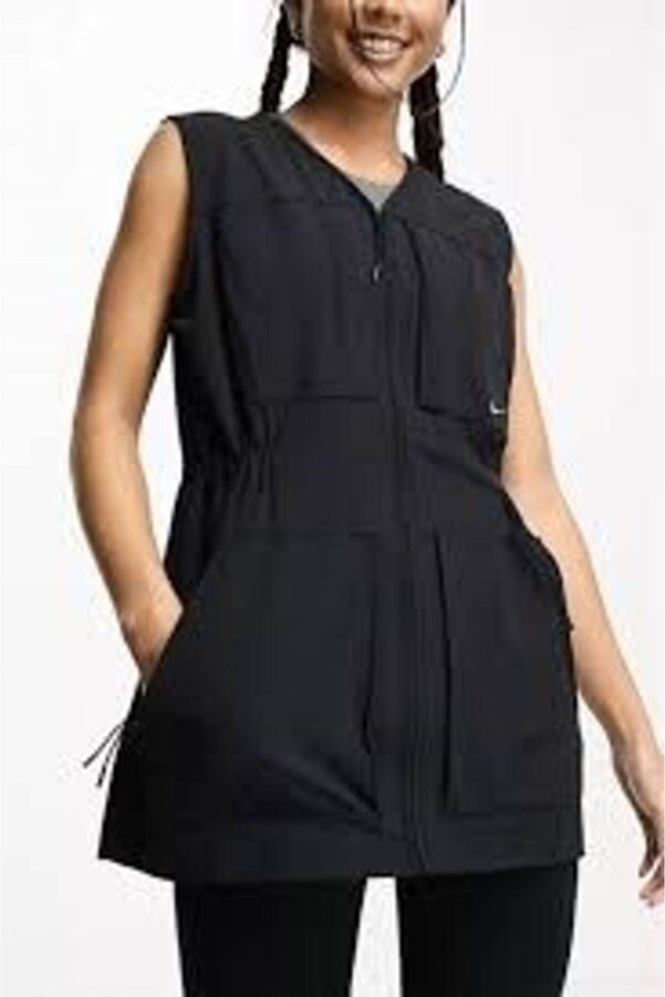 Nike Vest - Beige - Oversize - Trendyol