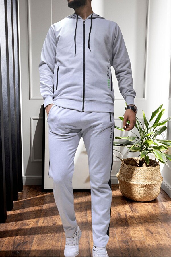 ÇİTA Sports Lycra Men's Straight Leg Tracksuit Set PM.1763- Trendyol