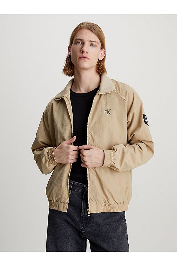 Calvin Klein Structured Nylon Bomber Jacket Trendyol