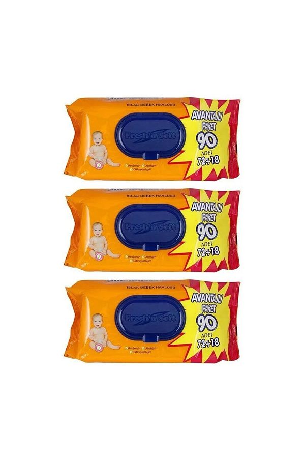 FRESHNSOFT Fresh n Soft Wet wipes 90 pcs Trendyol