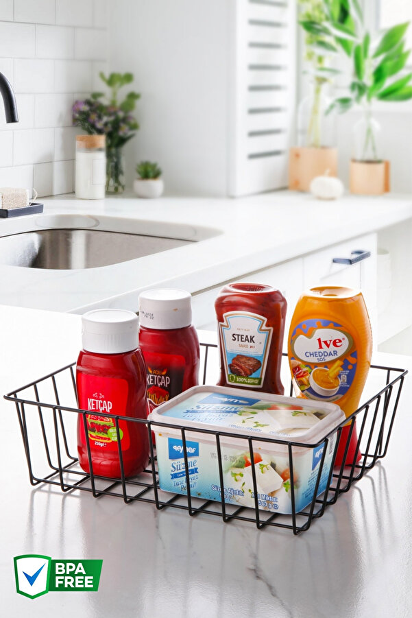 Nandy Home Метална кошница Black Std - многофункционална, декоративна и ...