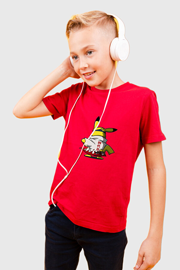 Fanze Ninja Pikachu Kids T-Shirt zrn4404 - Trendyol
